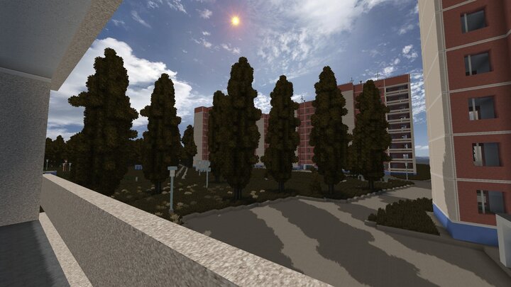 Chernobyl 1990 / Recreation of Chernobyl Exclusion Zone Minecraft Map