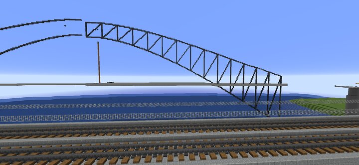 Sydney Harbour Bridge Minecraft Map