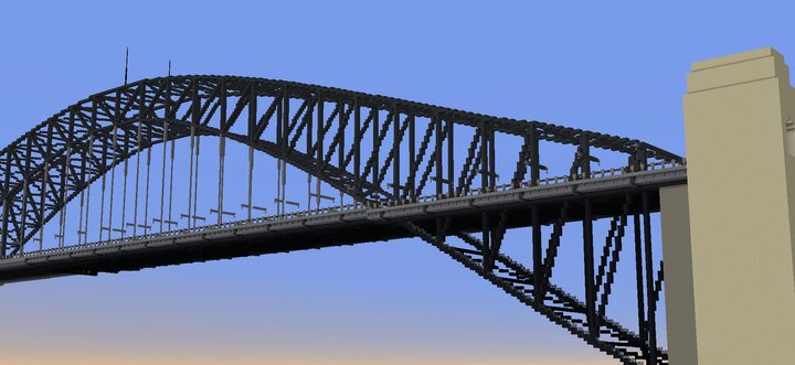 Sydney Harbour Bridge Minecraft Map