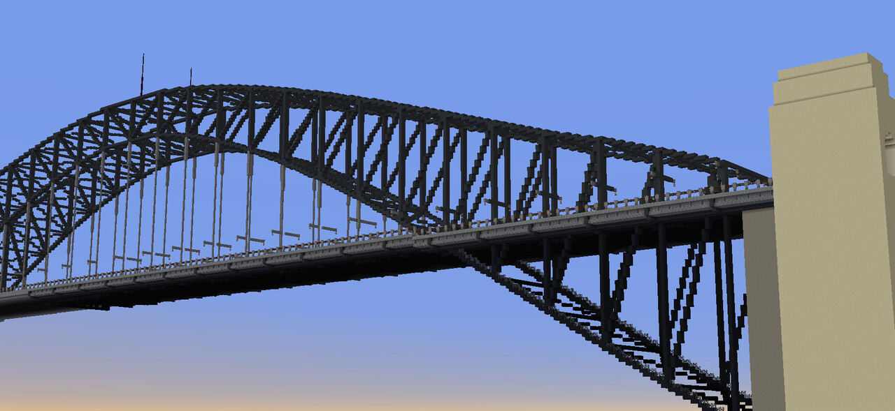 Sydney Harbour Bridge Minecraft Map