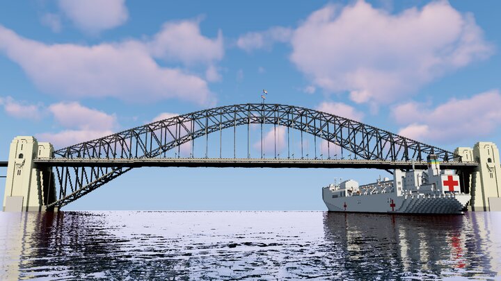 Sydney Harbour Bridge Minecraft Map