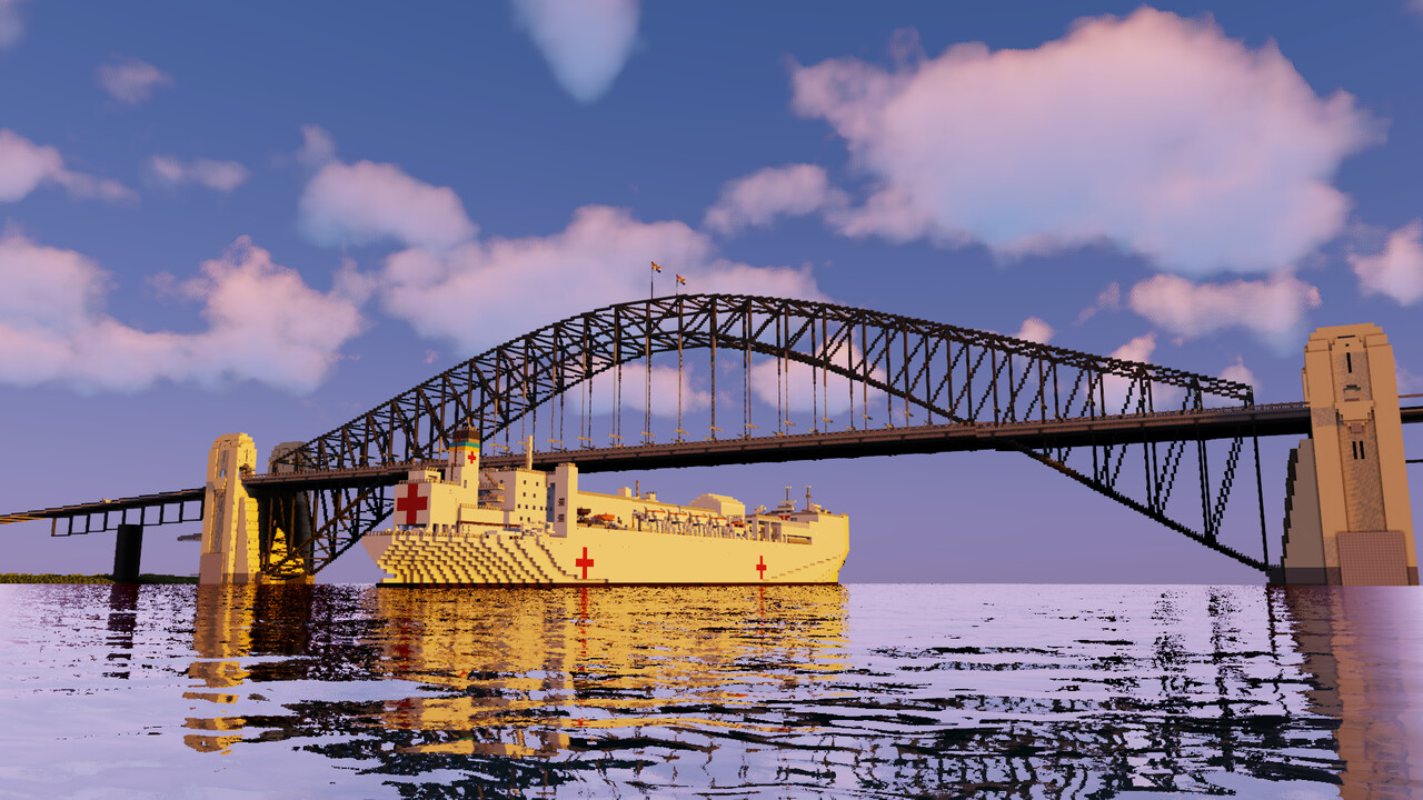 Sydney Harbour Bridge Minecraft Map