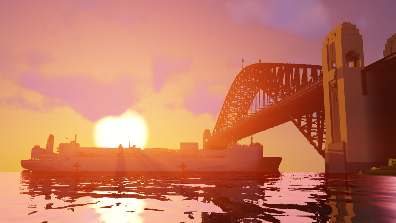 Sydney Harbour Bridge Minecraft Map