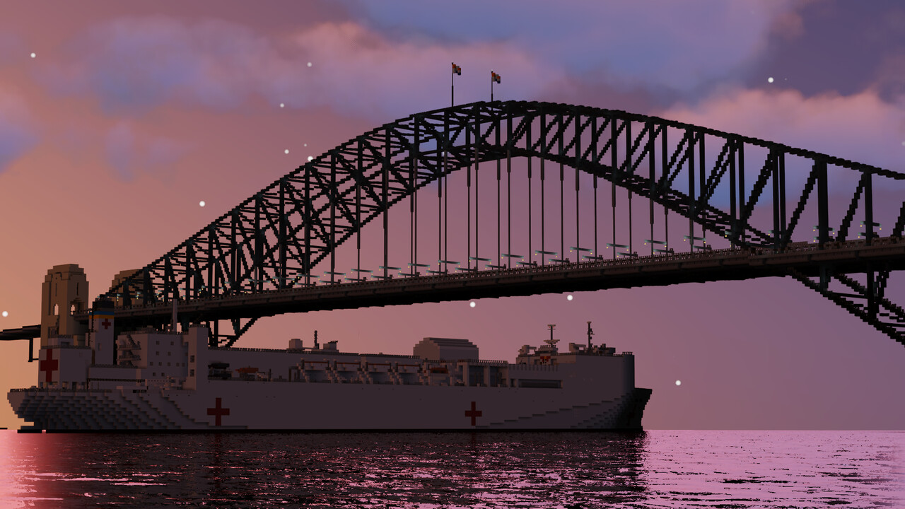 Sydney Harbour Bridge Minecraft Map