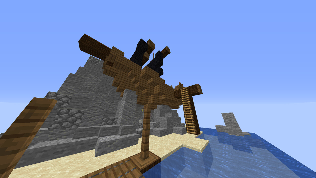 The Shipwreck - One Chunk Challenge - Minecraft Map