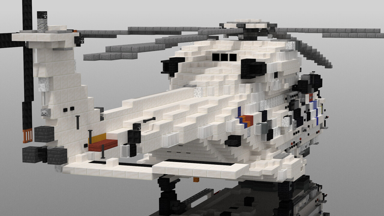 RNLAF NH-90 NFH | 5:1 Helicopter Minecraft Map