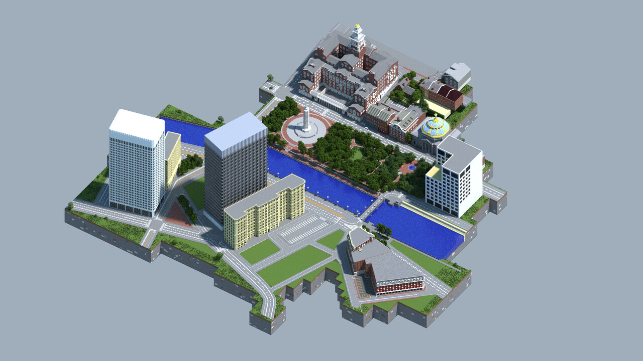 Providence, Rhode Island Minecraft Map