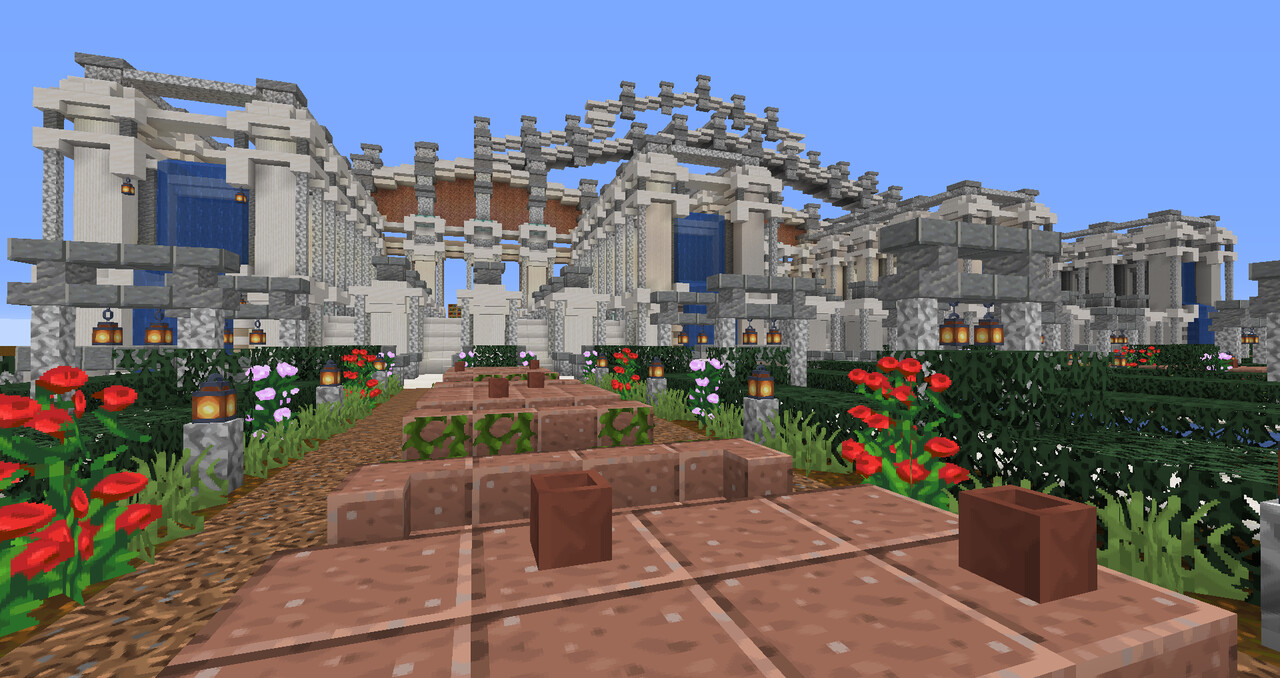 [1.16] Greco-Roman Inspired Library Minecraft Map