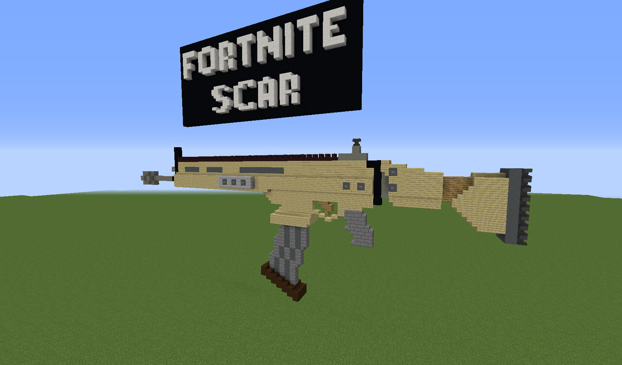 FORTNITE SCAR | Assault Rifle (Epic - Legendary - Mythic) Minecraft Map