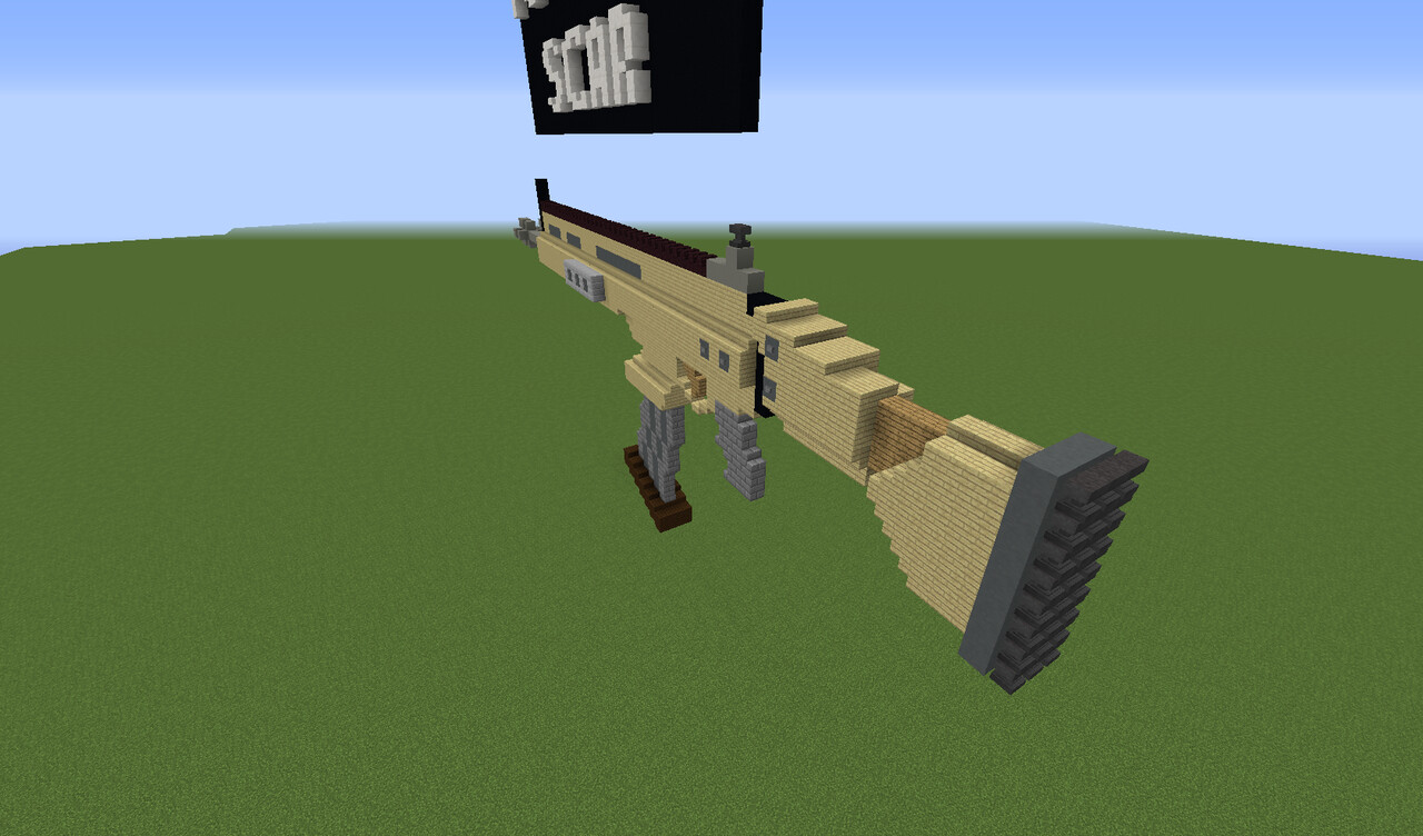FORTNITE SCAR | Assault Rifle (Epic - Legendary - Mythic) Minecraft Map