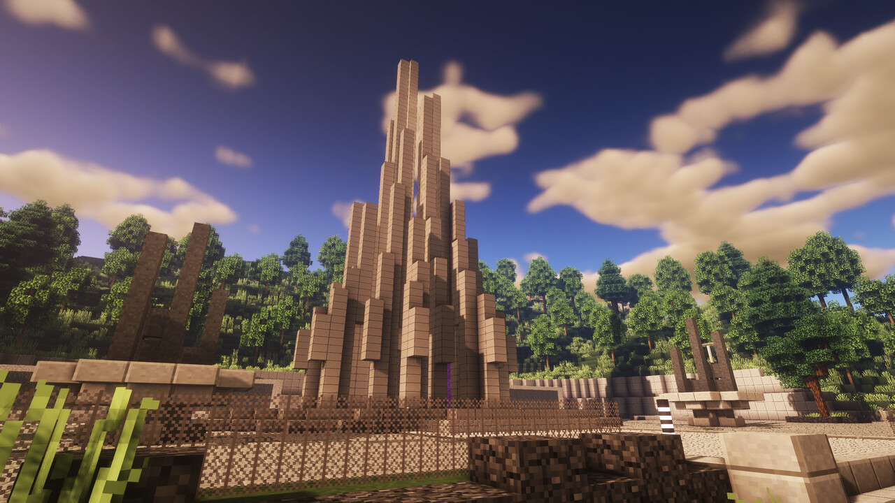 M's Nether Portal tower Minecraft Map