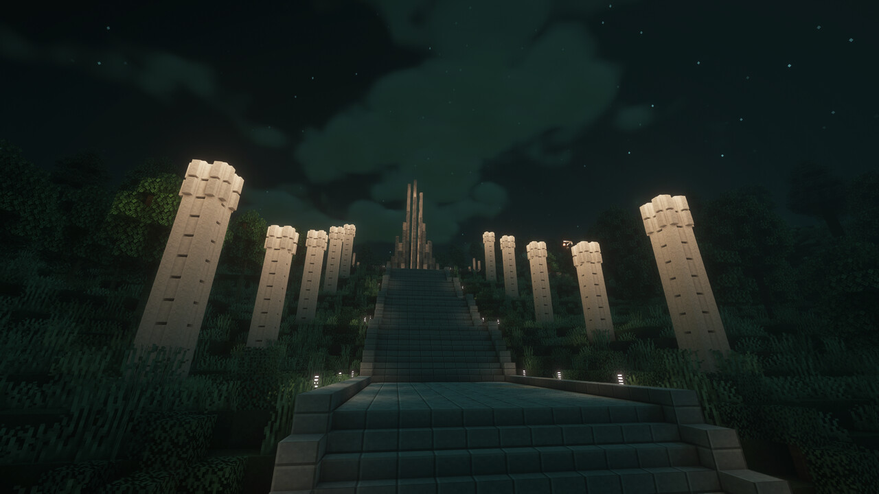 M's Nether Portal tower Minecraft Map