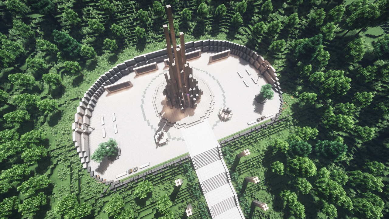 M's Nether Portal tower Minecraft Map