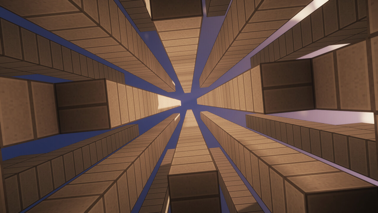 M's Nether Portal tower Minecraft Map