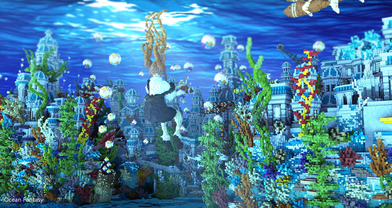 "Ocean Fantasy" Minecraft Map