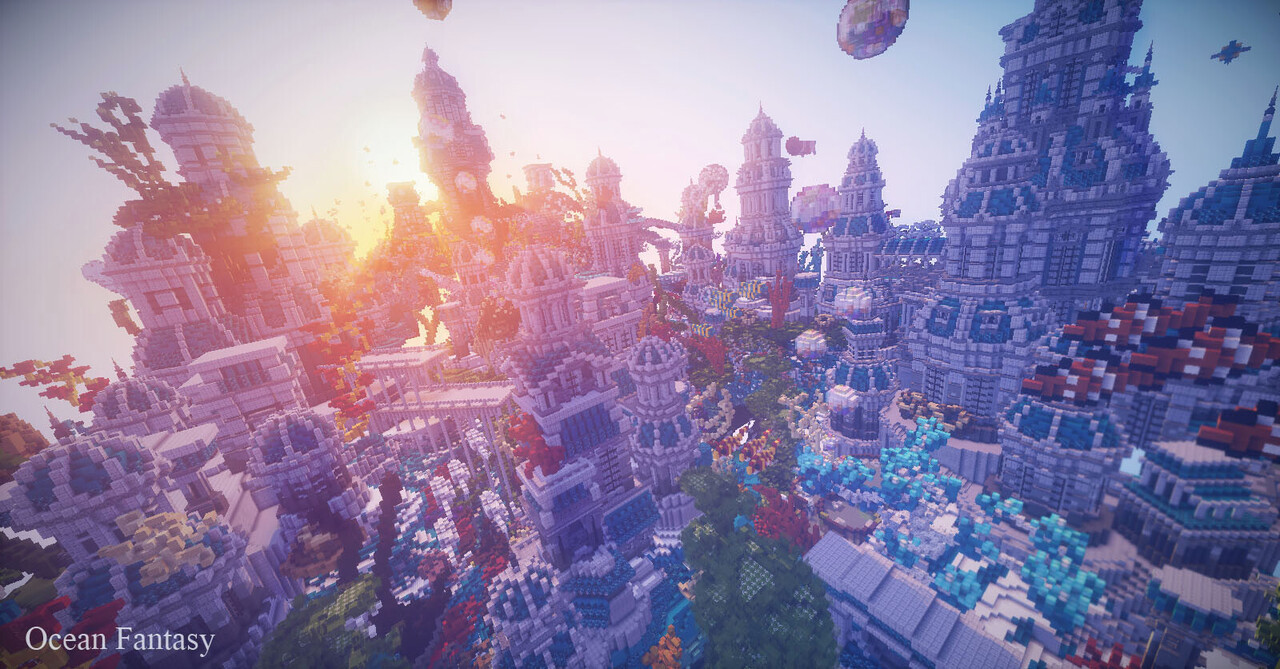 "Ocean Fantasy" Minecraft Map
