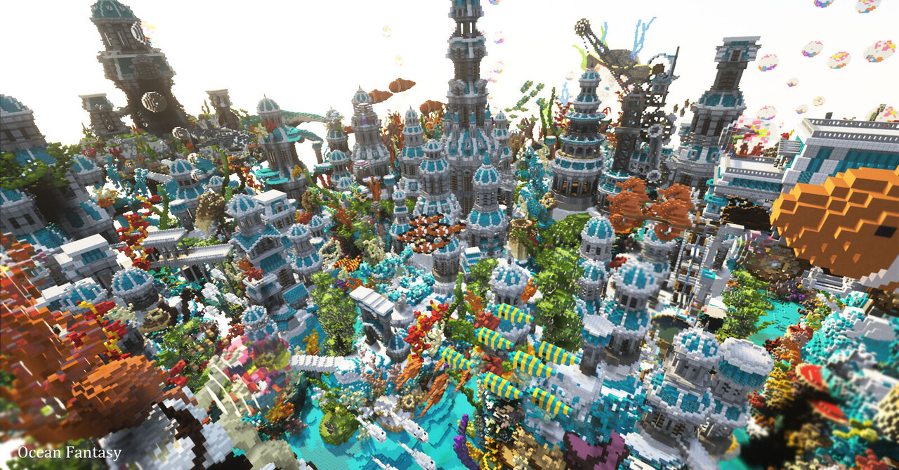 "Ocean Fantasy" Minecraft Map