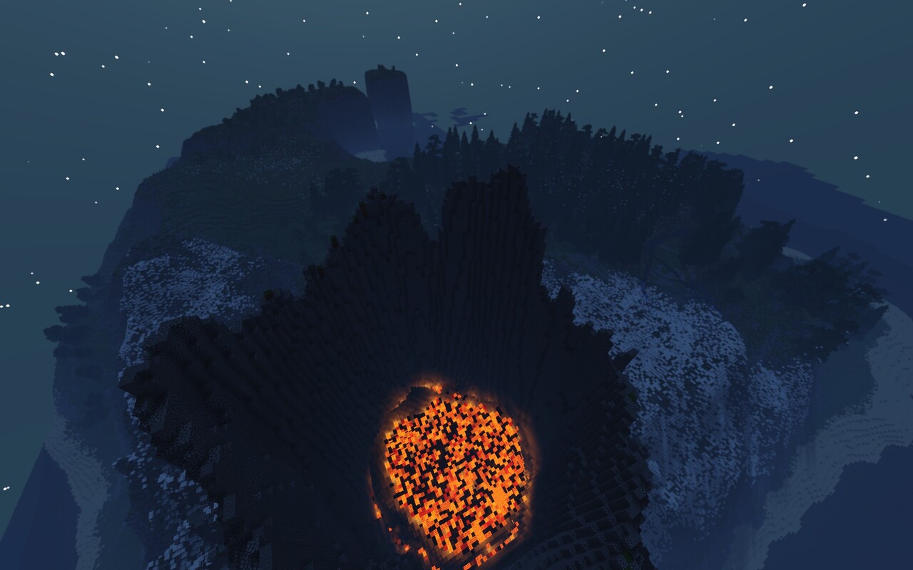 Medieval Volcano Island (1.14.4) Minecraft Map