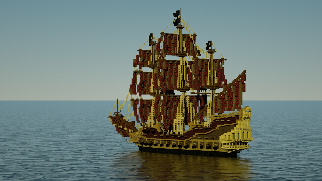 Pirate Galleon [downloadable schematic] Minecraft Map