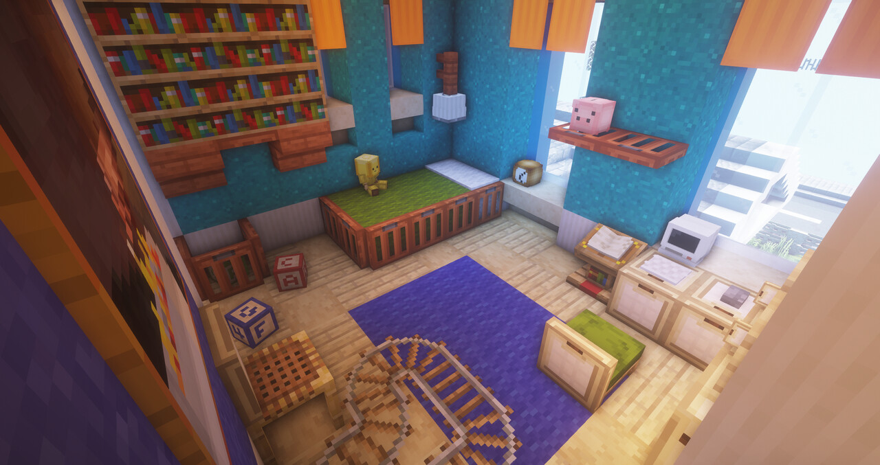 Kids' Party! - Blue Lakes [Interior Decorators Contest] Minecraft Map