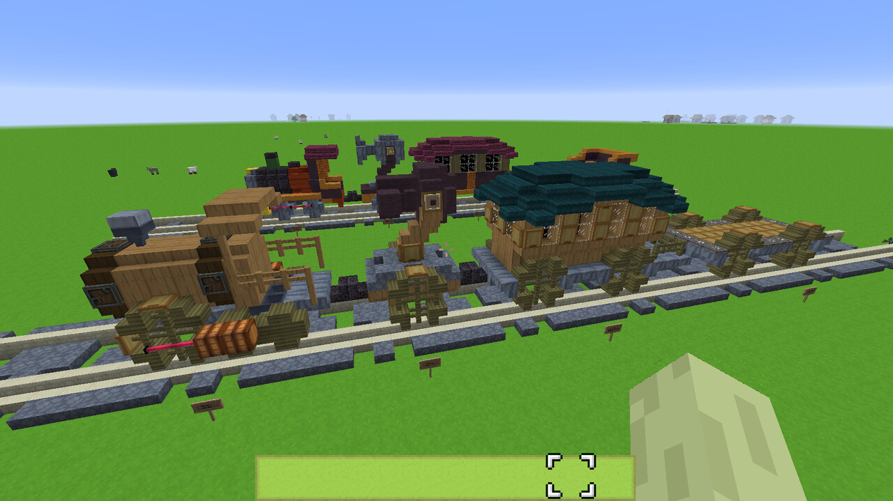 Zelda Spirit Tracks: Building the Trains Minecraft Map
