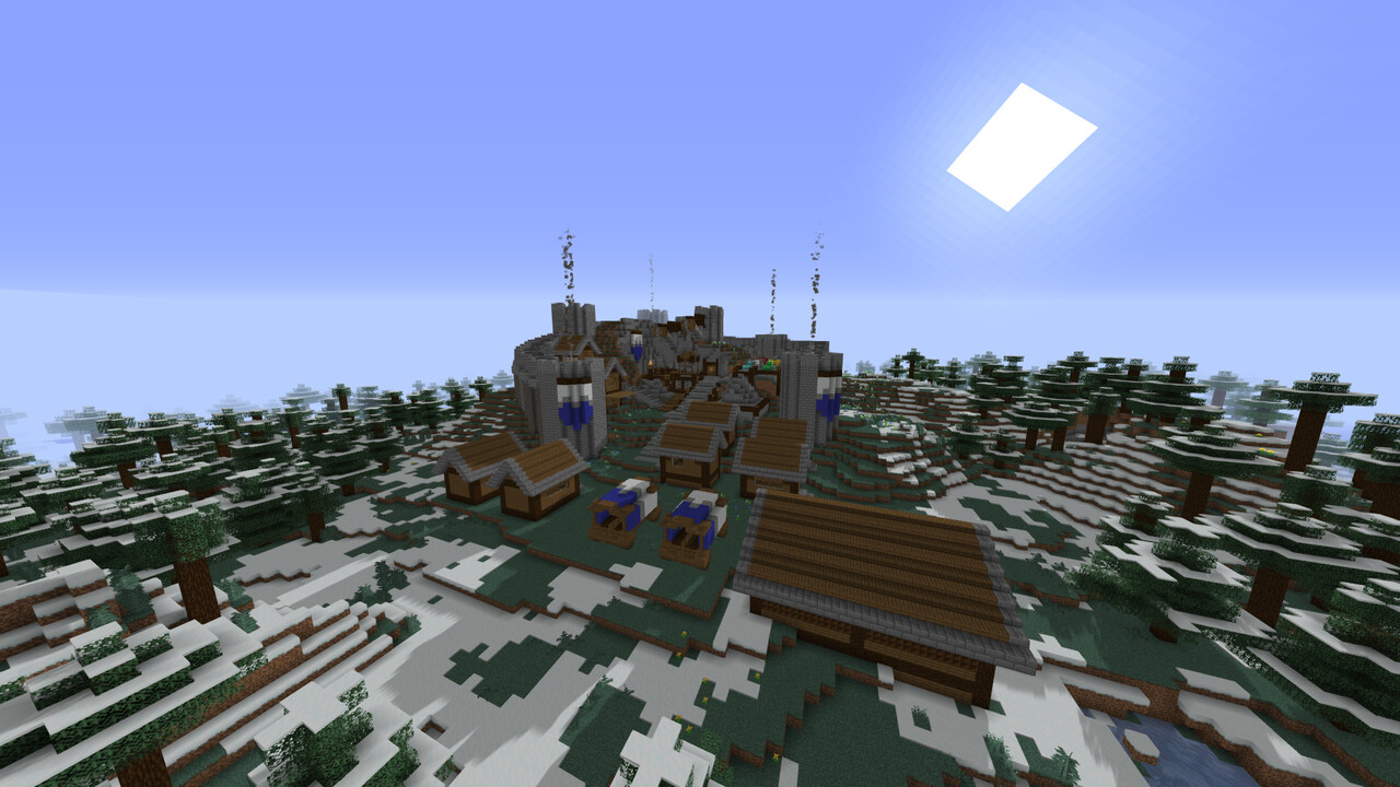 Melar Mountain Guild: Mining Settlement Minecraft Map