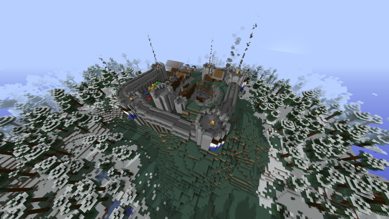 Melar Mountain Guild: Mining Settlement Minecraft Map