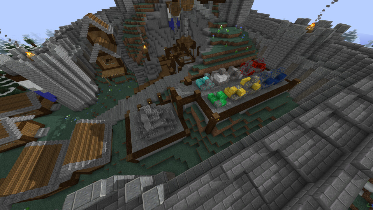 Melar Mountain Guild: Mining Settlement Minecraft Map