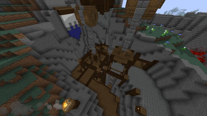 Melar Mountain Guild: Mining Settlement Minecraft Map