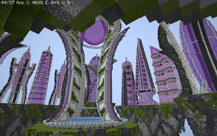 City of the Sky Minecraft Map