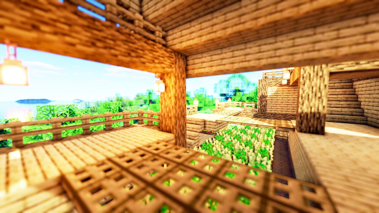 Minecraft: How To Build a Ultimate Oak Survival Farm House Minecraft Map