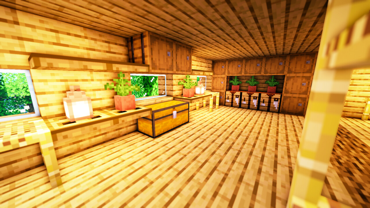 Minecraft: How To Build a Ultimate Oak Survival Farm House Minecraft Map