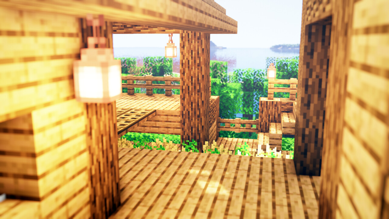 Minecraft: How To Build a Ultimate Oak Survival Farm House Minecraft Map