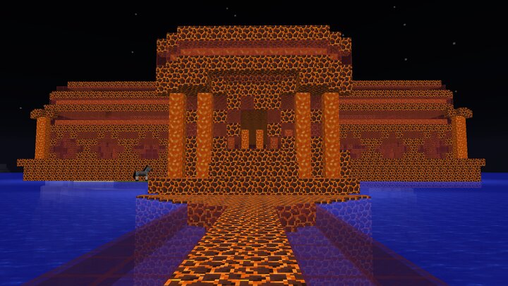 Lava fortress Minecraft Map