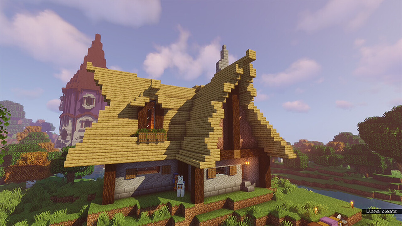 Farmhouse build Minecraft Map