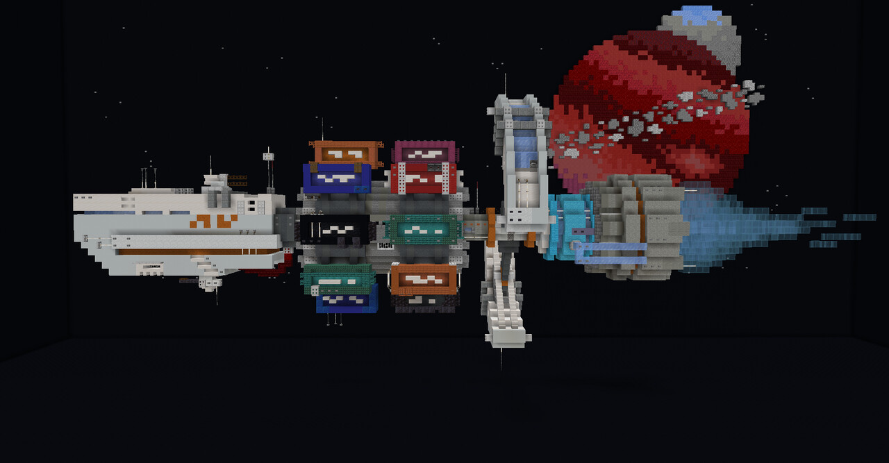 Stellar Cargo Carrier Minecraft Map