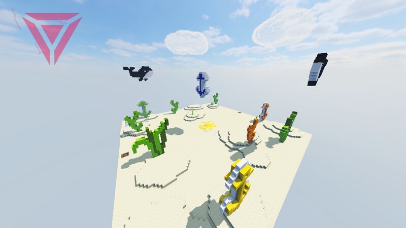 Sea Sahara Arena Map Minecraft Map