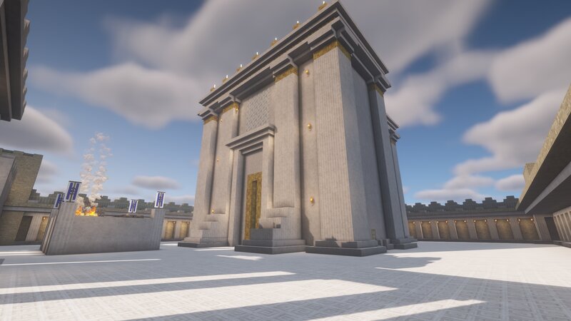 Jerusalem and Herod's temple Minecraft Map