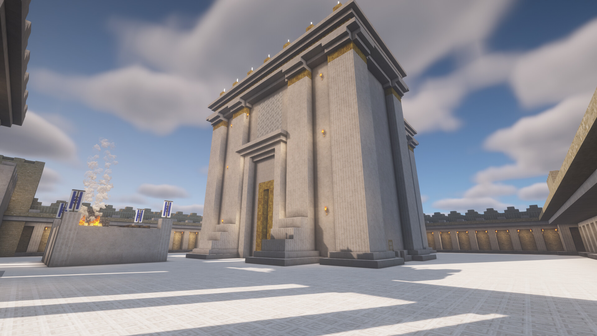 Jerusalem and Herod's temple Minecraft Map