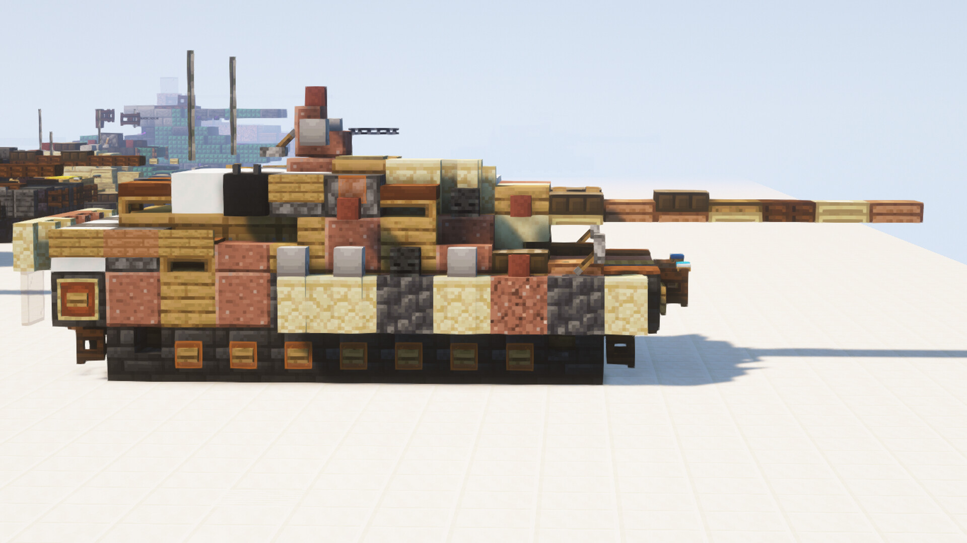 Leopard 2 A7+ Main Battle Tank - 1.5:1 scale Minecraft Map
