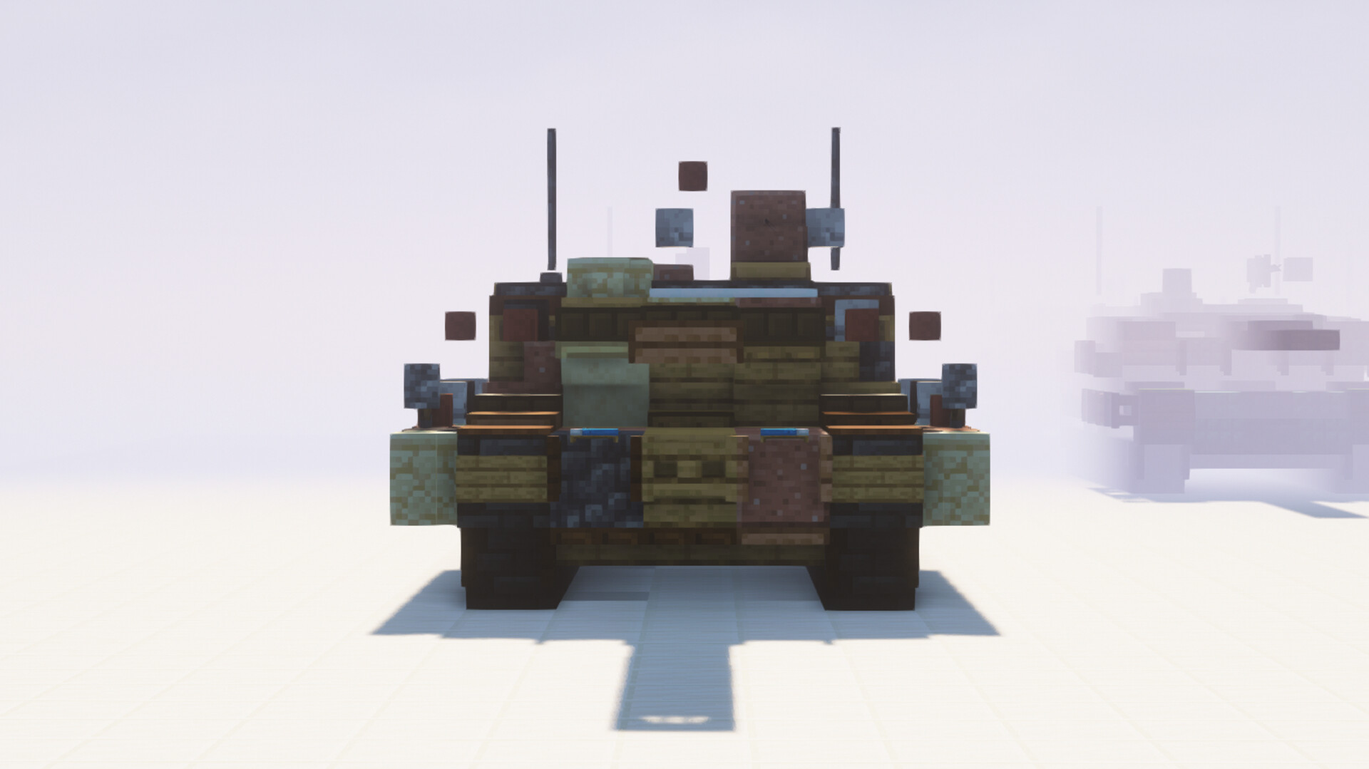 Leopard 2 A7+ Main Battle Tank - 1.5:1 scale Minecraft Map