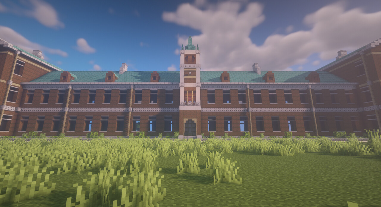 European style school Minecraft Map
