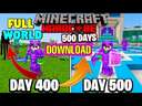 Fru 600 Days world download Minecraft Map