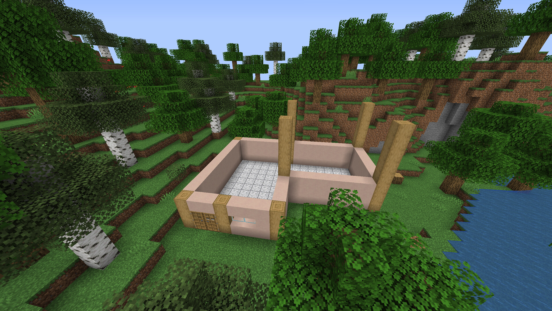 Self Building House Minecraft Map
