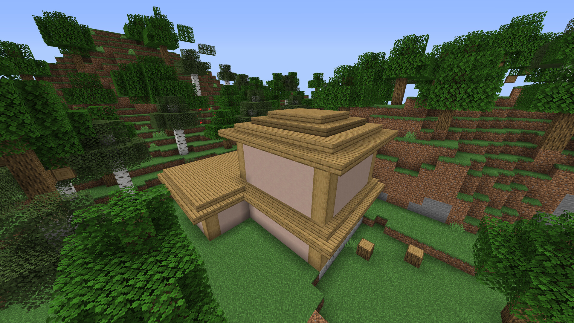 Self Building House Minecraft Map