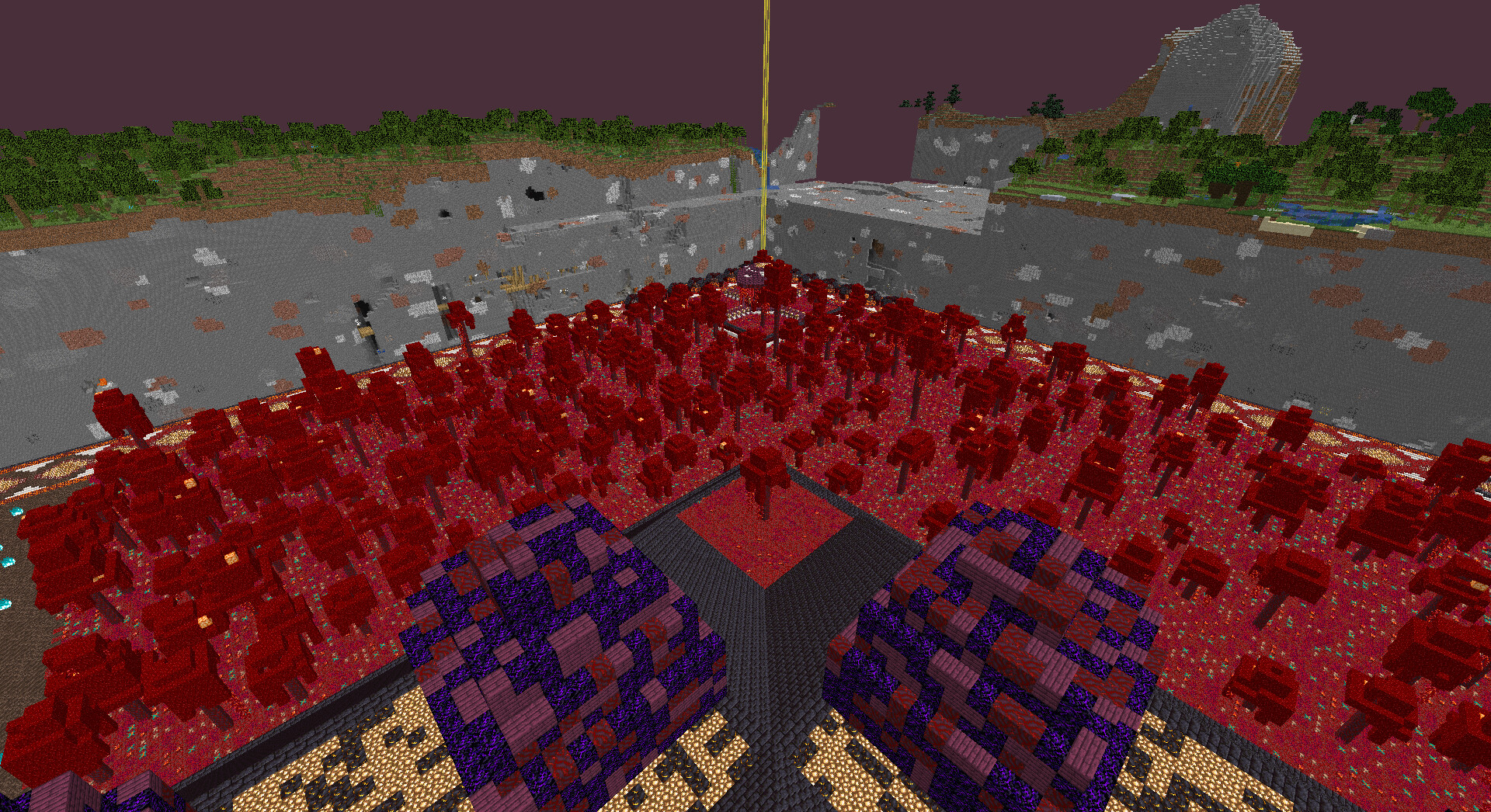 Coring the World Minecraft Map