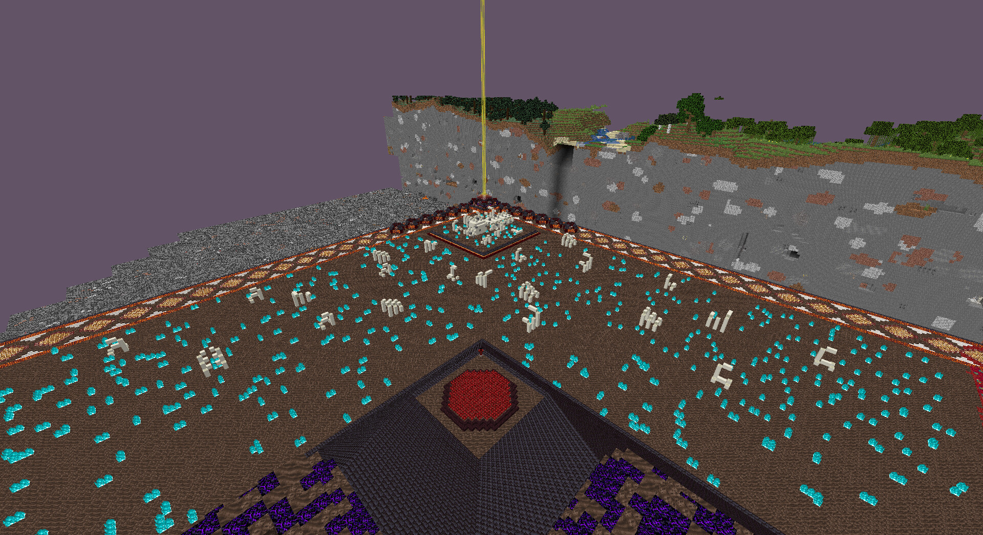 Coring the World Minecraft Map