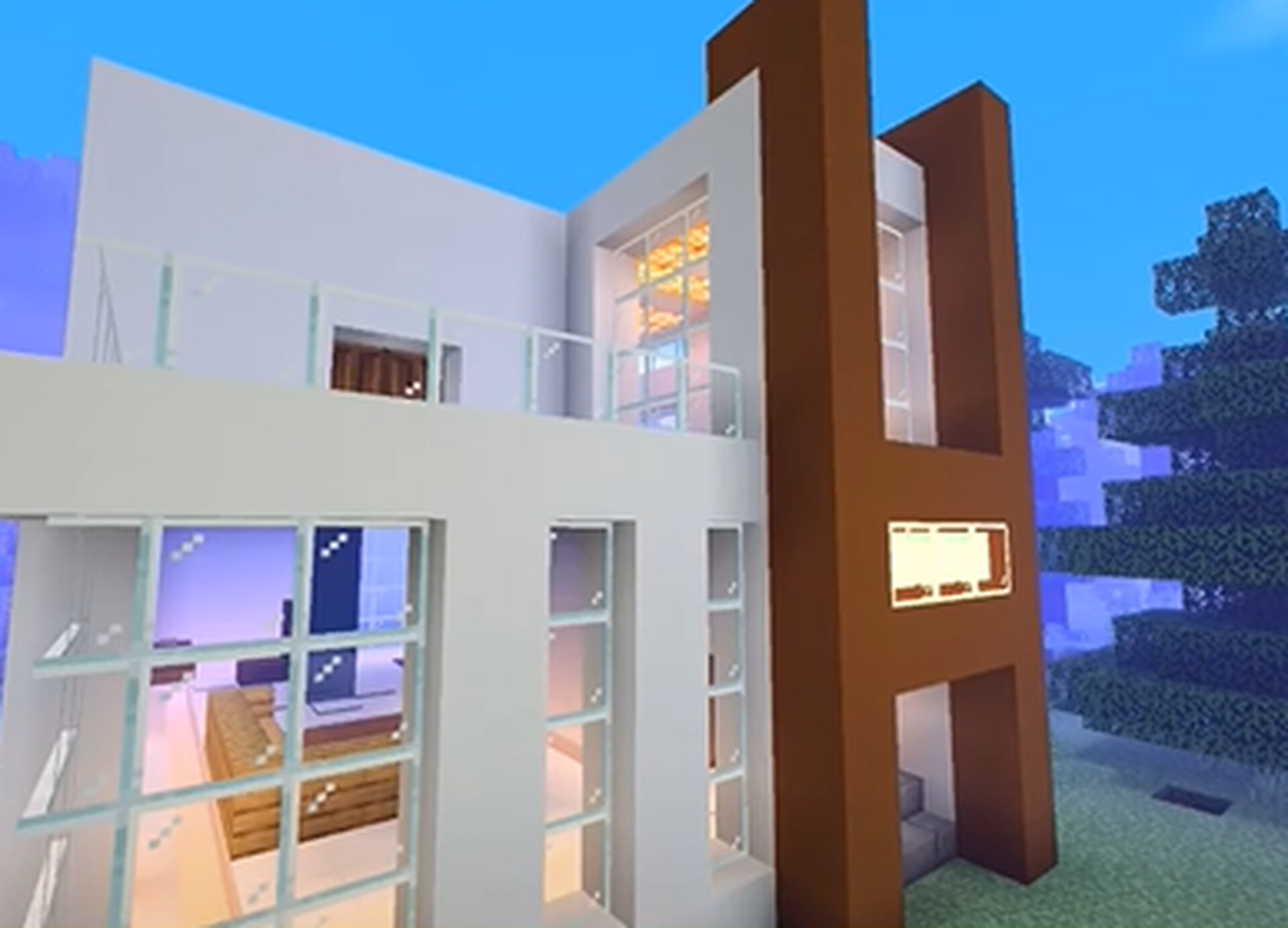 Minecraft house: Modern day || Minecraft Map