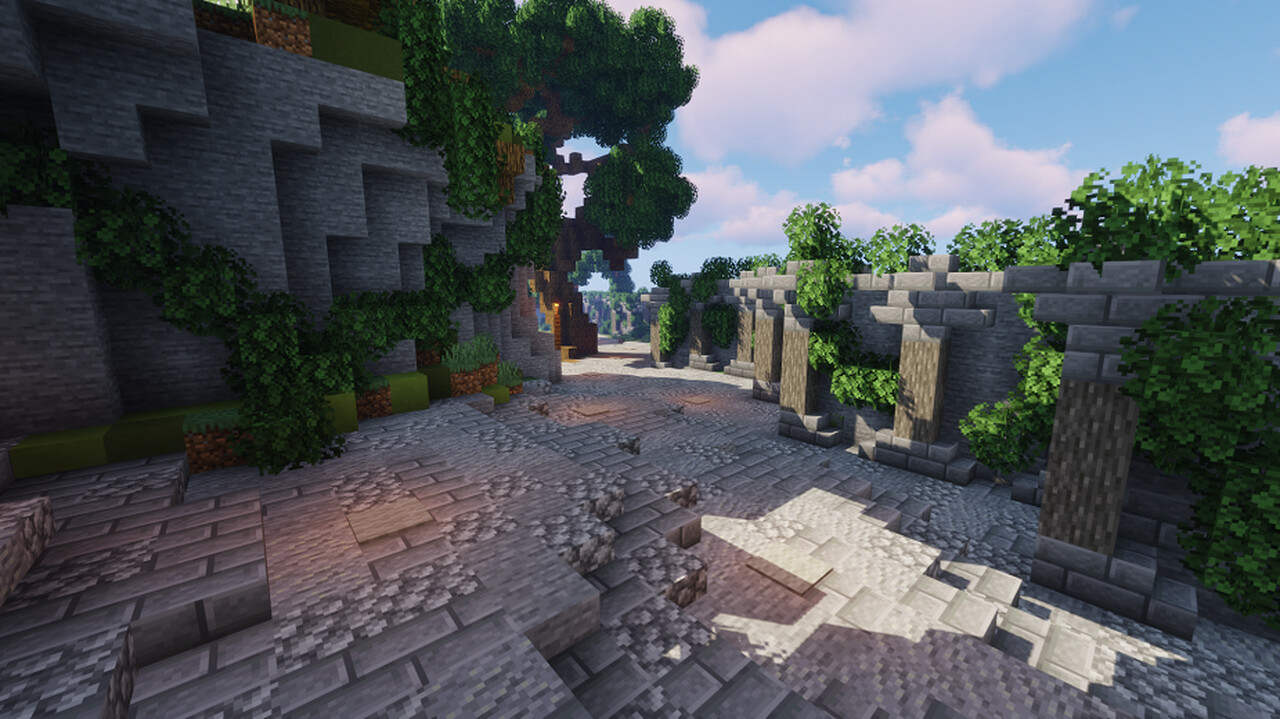 Sky PVP Arena with Natural look 200x200 Minecraft Map