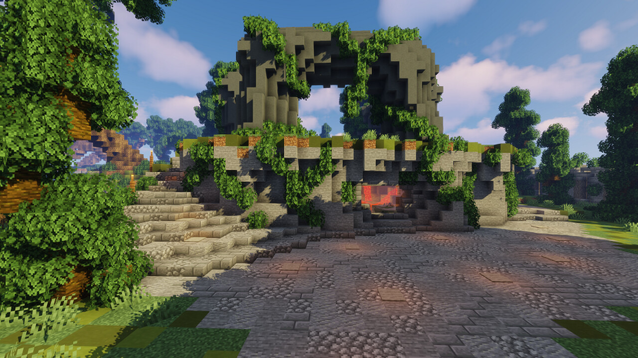 Sky PVP Arena with Natural look 200x200 Minecraft Map